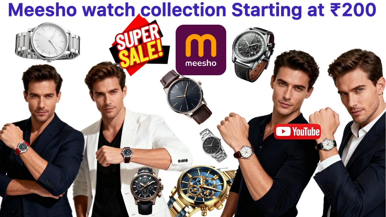 Top Stylish & Affordable Watches on Meesho | Premium Look | Meesho Find ...