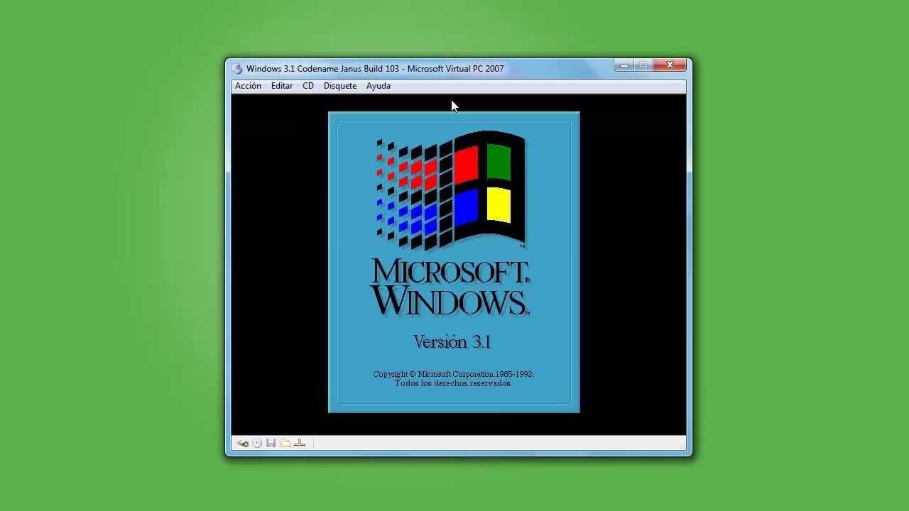 Instalar Windows 3.1 y MS DOS 6.22 - YouTube
