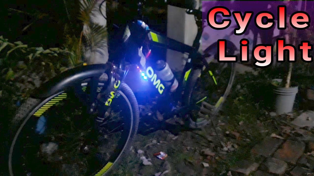 Homemade bicycle running light| easy to make - YouTube