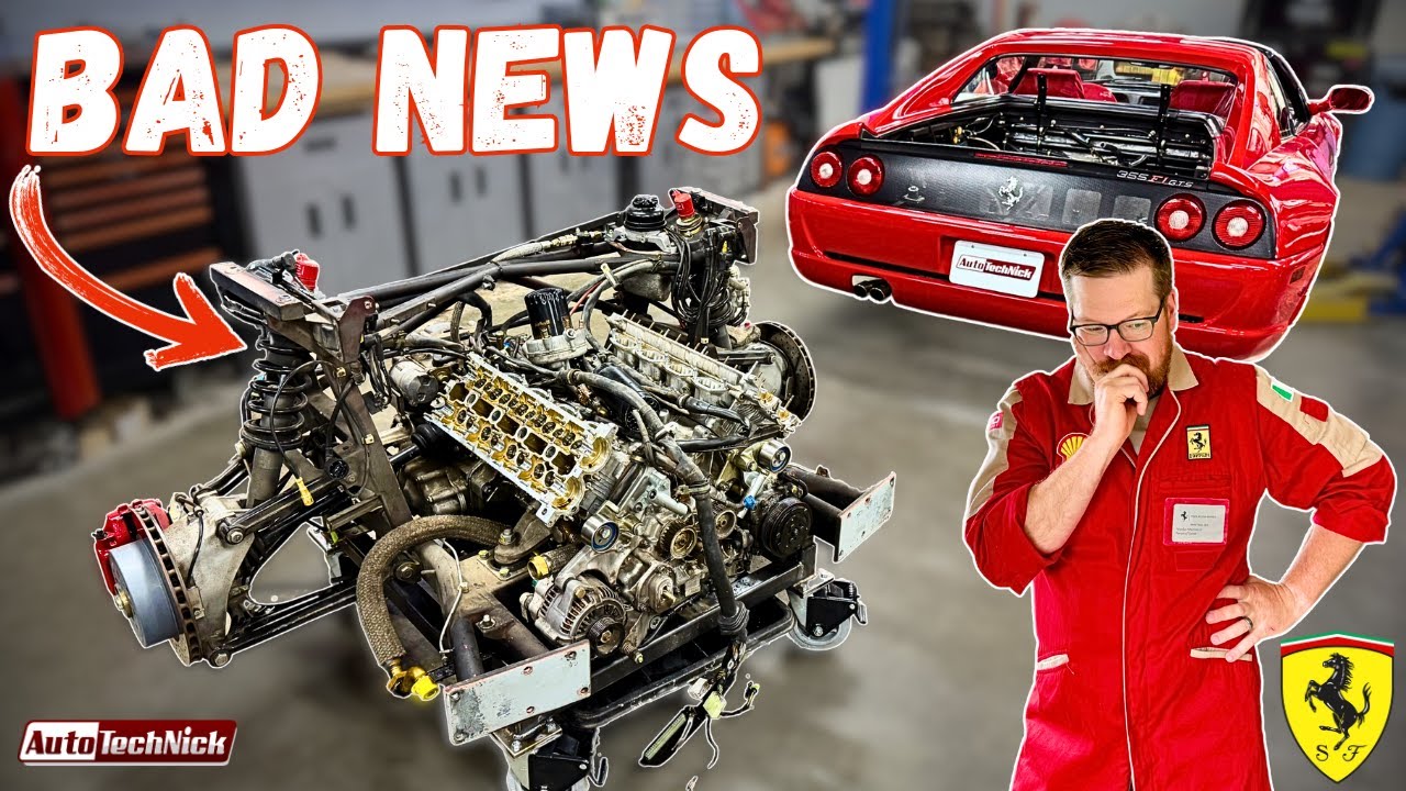 Unexpected SURPRISES on this FERRARI F355 Engine Tear Down - YouTube