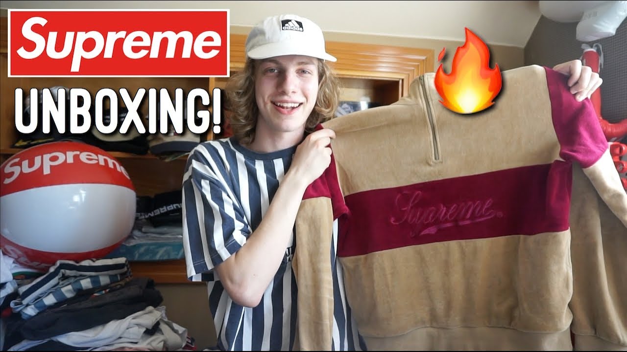 Supreme Unboxing + Gift From A Subscriber! - YouTube