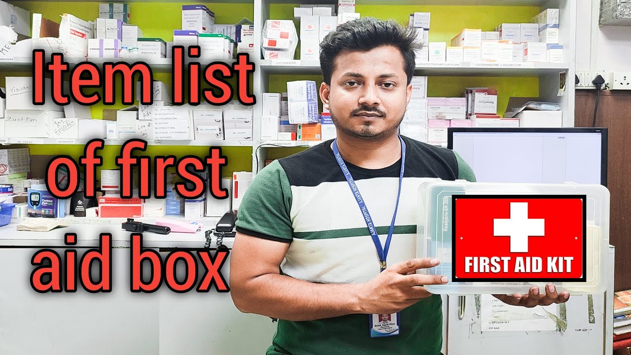 First aid kit medicine list || Itom list of first aid box - YouTube