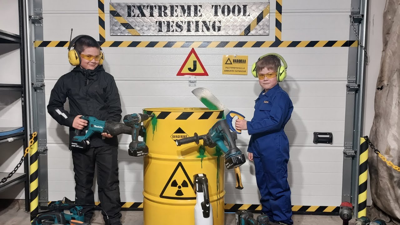 How to cut open a steel barrel - YouTube