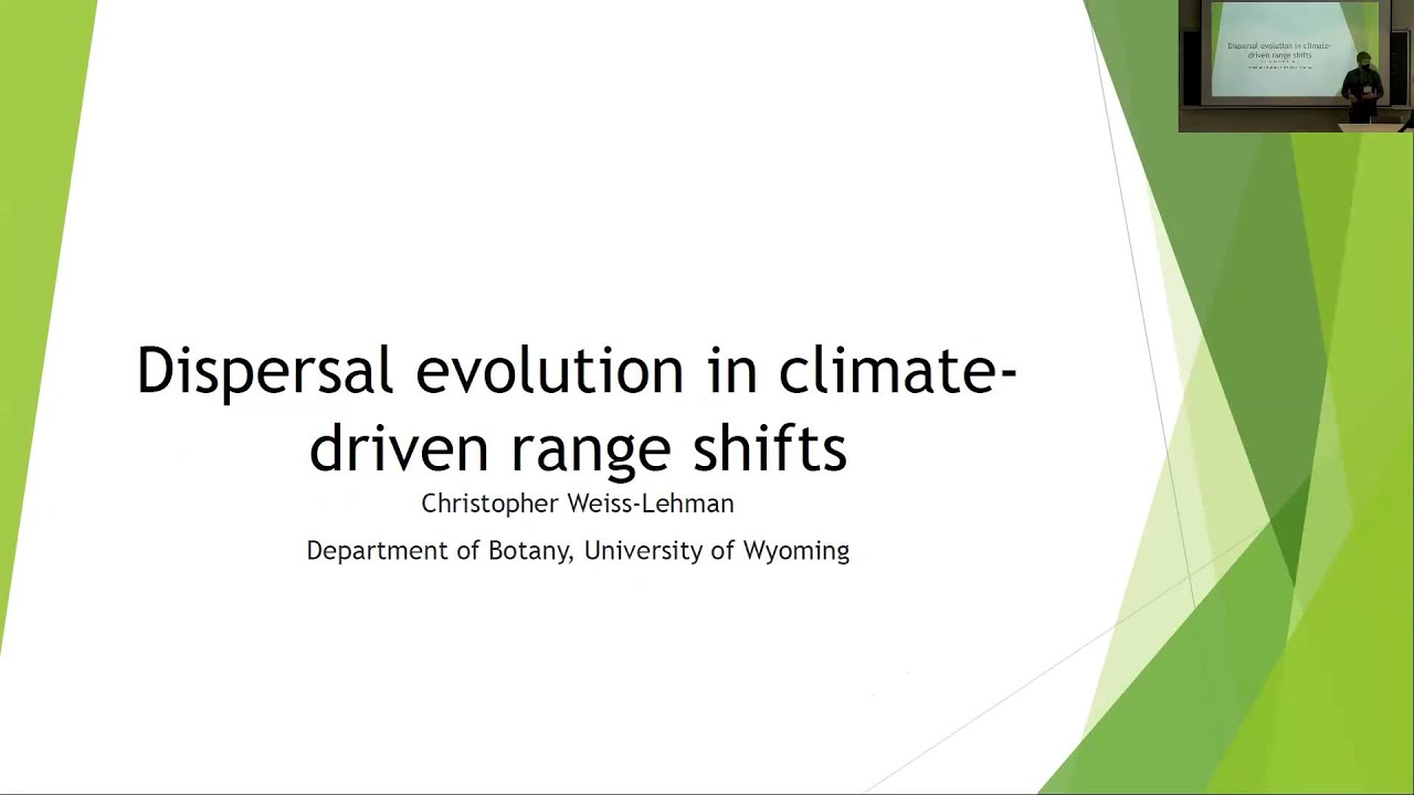 Dispersal Evolution in Climate-Driven Range Shifts - YouTube