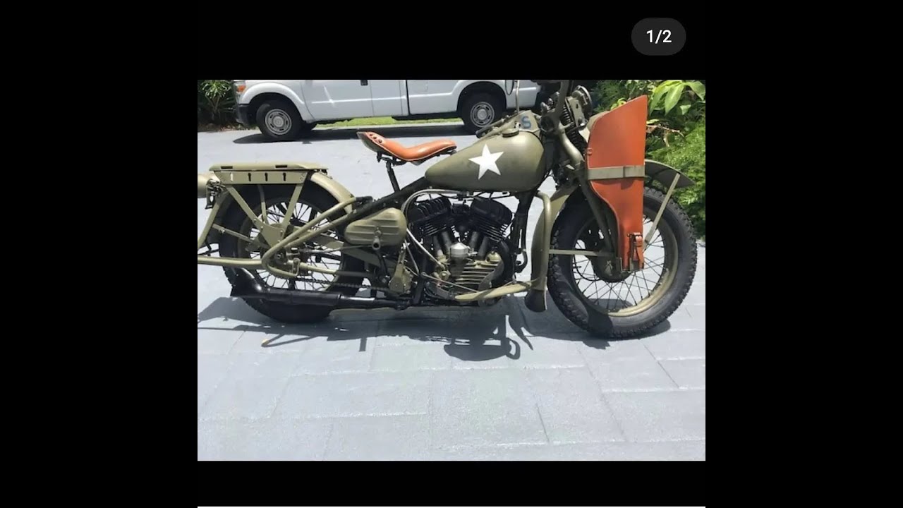 Harley Davidson 45 Frame Straightening - YouTube