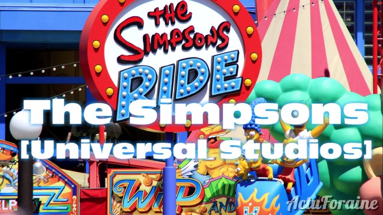 The Simpsons [Universal Studios Hollywood] - YouTube