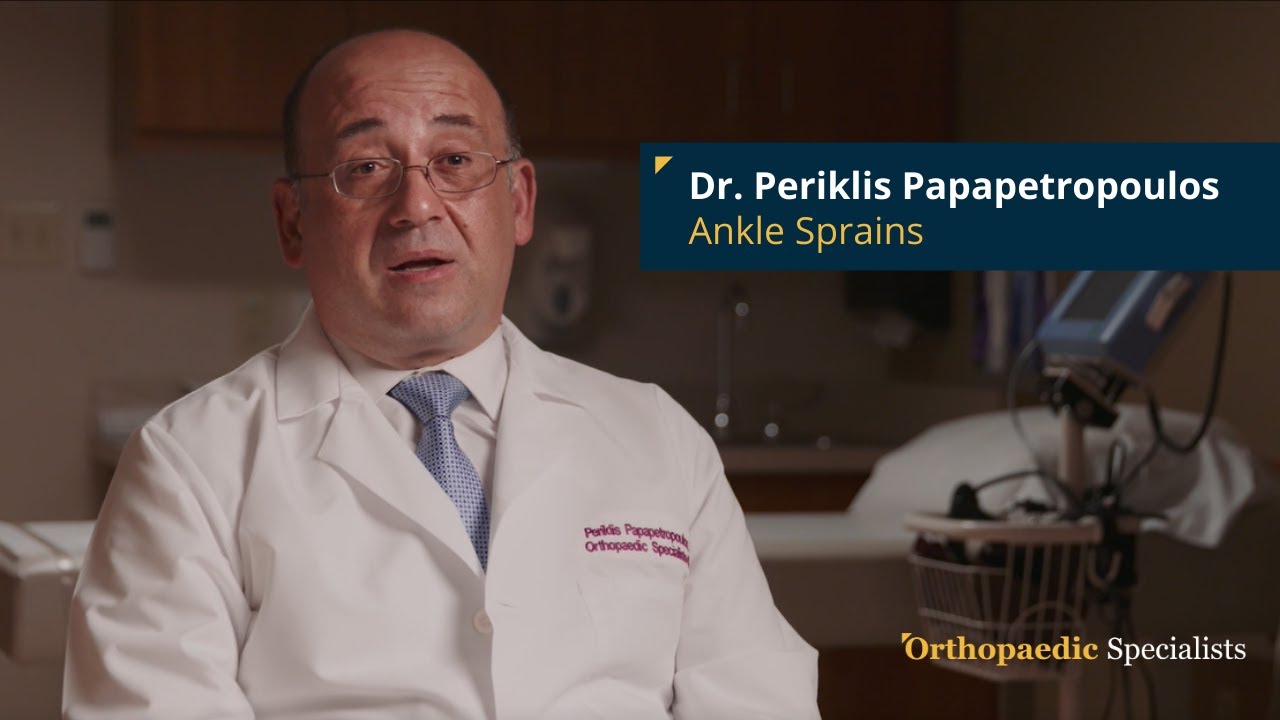 Dr. Periklis Papapetropoulos | Ankle Sprains - YouTube