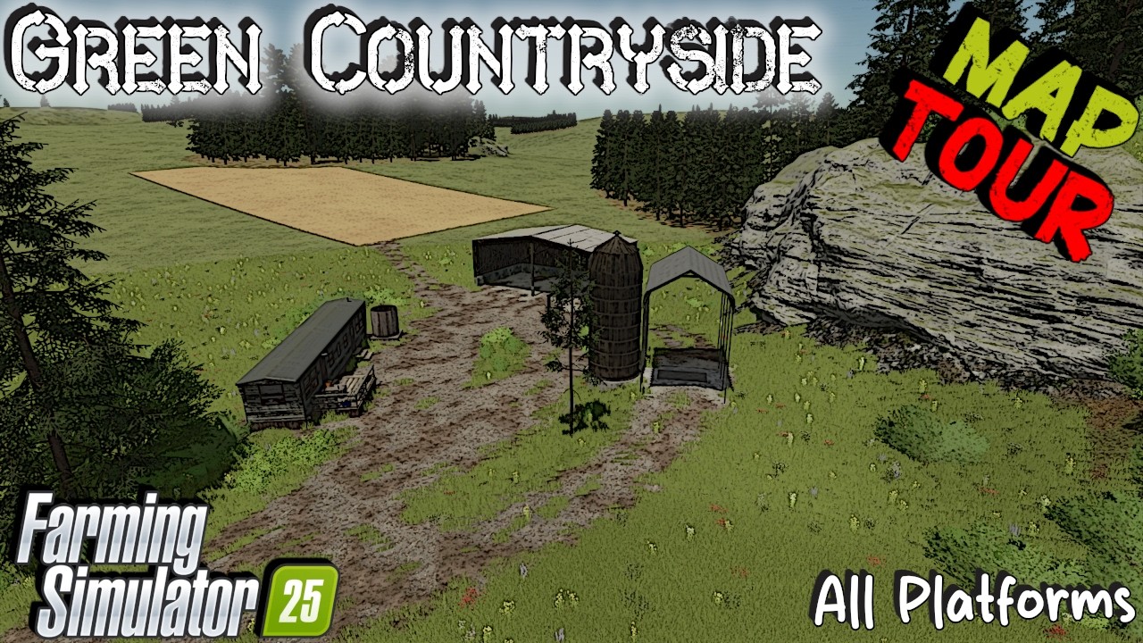 Map Tour | Green Countryside | All Platforms | Farming Simulator 25 ...