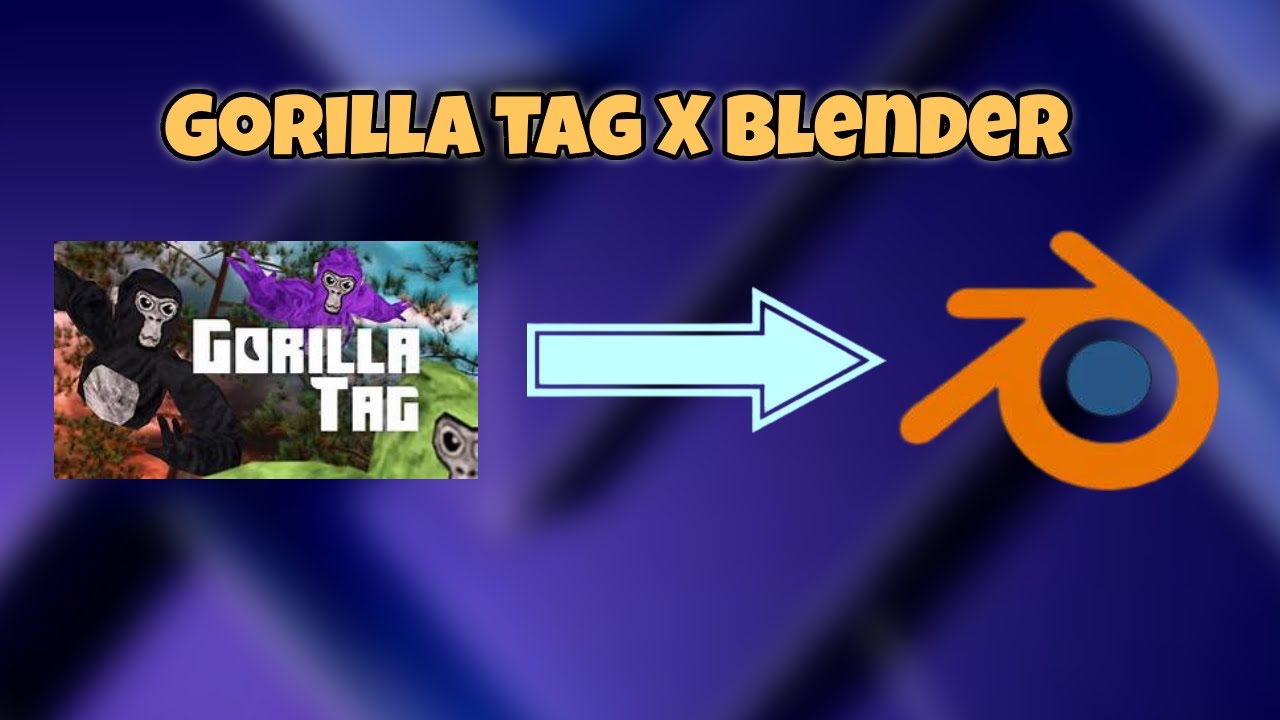 Making a Gorilla Tag Thumbnail in Blender! - YouTube