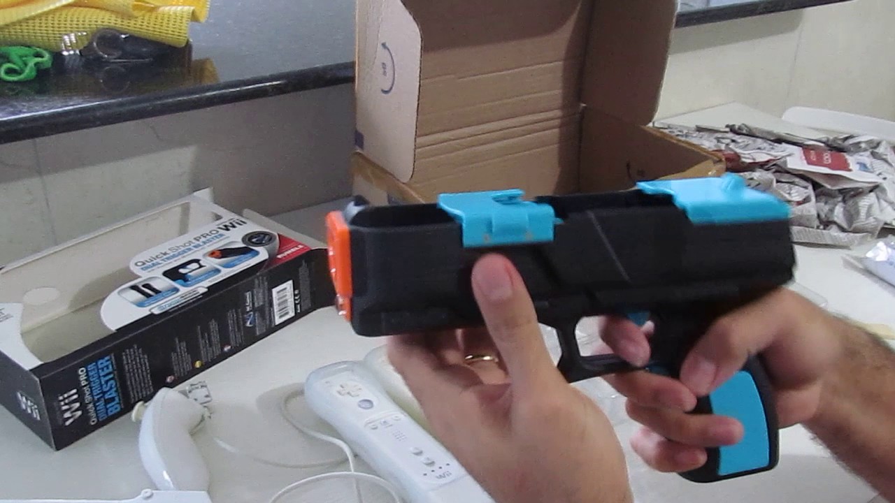 Unboxing Pistola Quick Shot PRO para Wii - YouTube