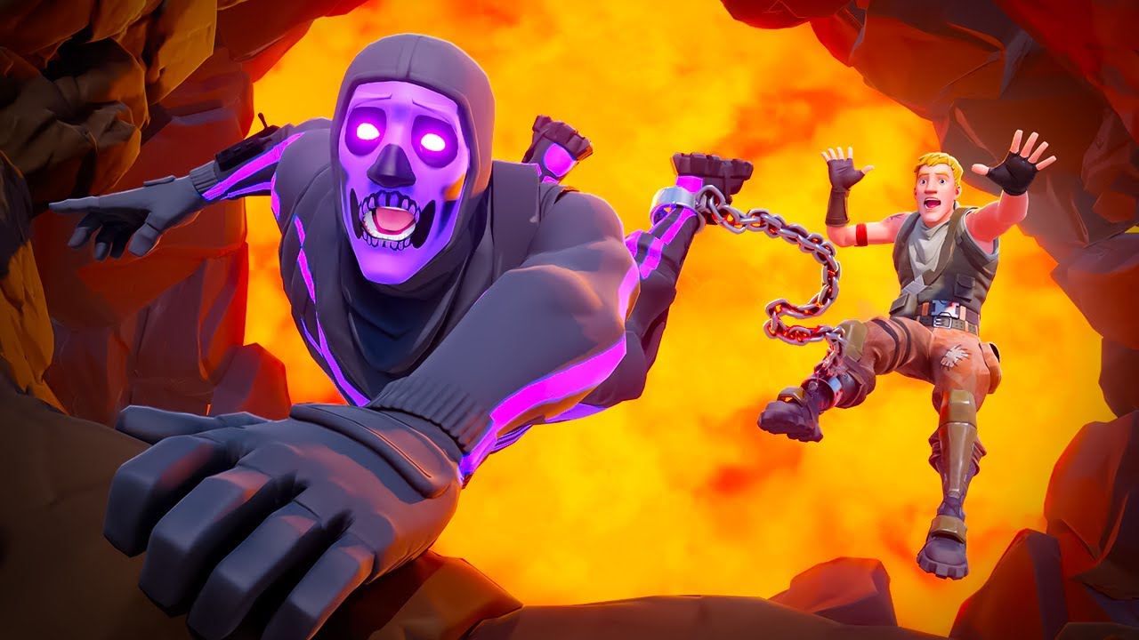 CHAINED TOGETHER in FORTNITE! - YouTube