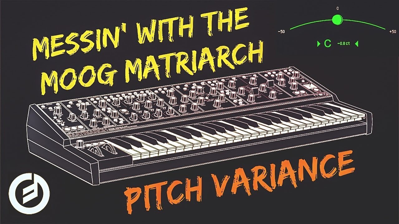 Messin' with the Moog Matriarch: Pitch Variance - YouTube