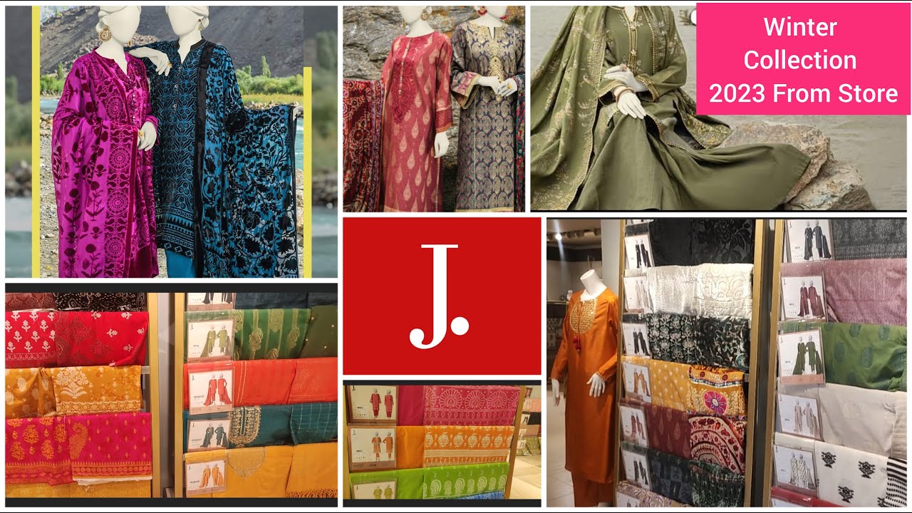 J. Winter Collection 2023 ｜J. Newly Launched Unstitched Winter ...