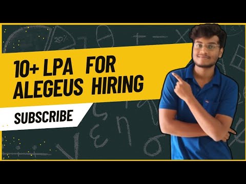 Alegeus HIRING For 10 LPA+ Apply Now #hiringalert | BTECH GRADUATES ...