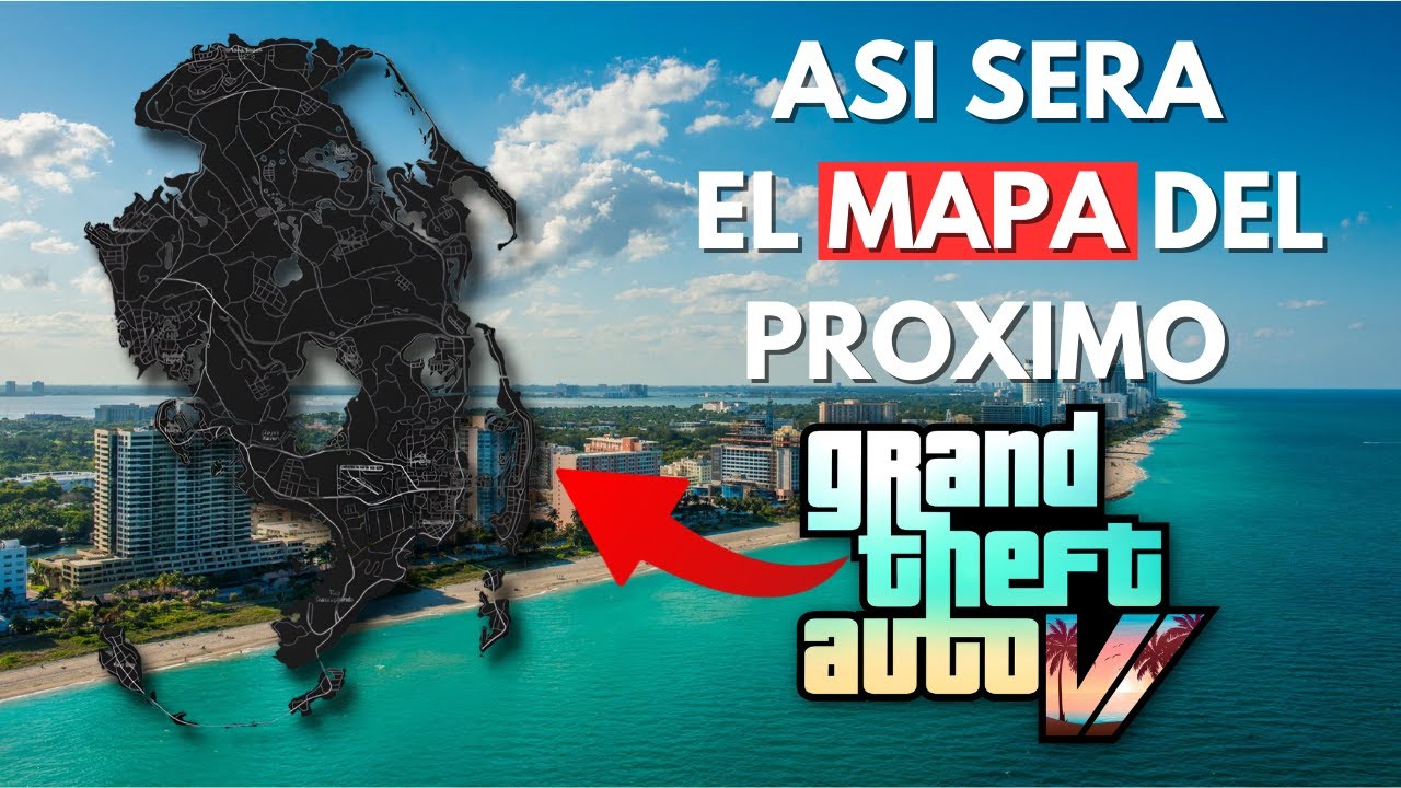 Conoce el IMPRESIONANTE MAPA de GTA 6! 😱 - YouTube