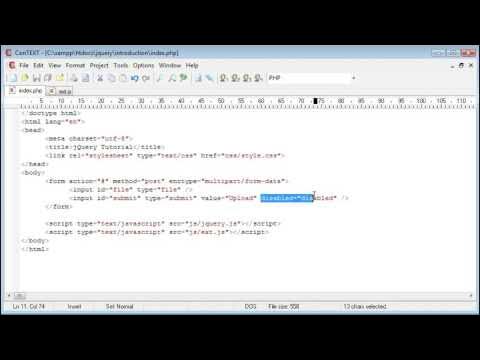 029 Enable submit button after file selected - YouTube