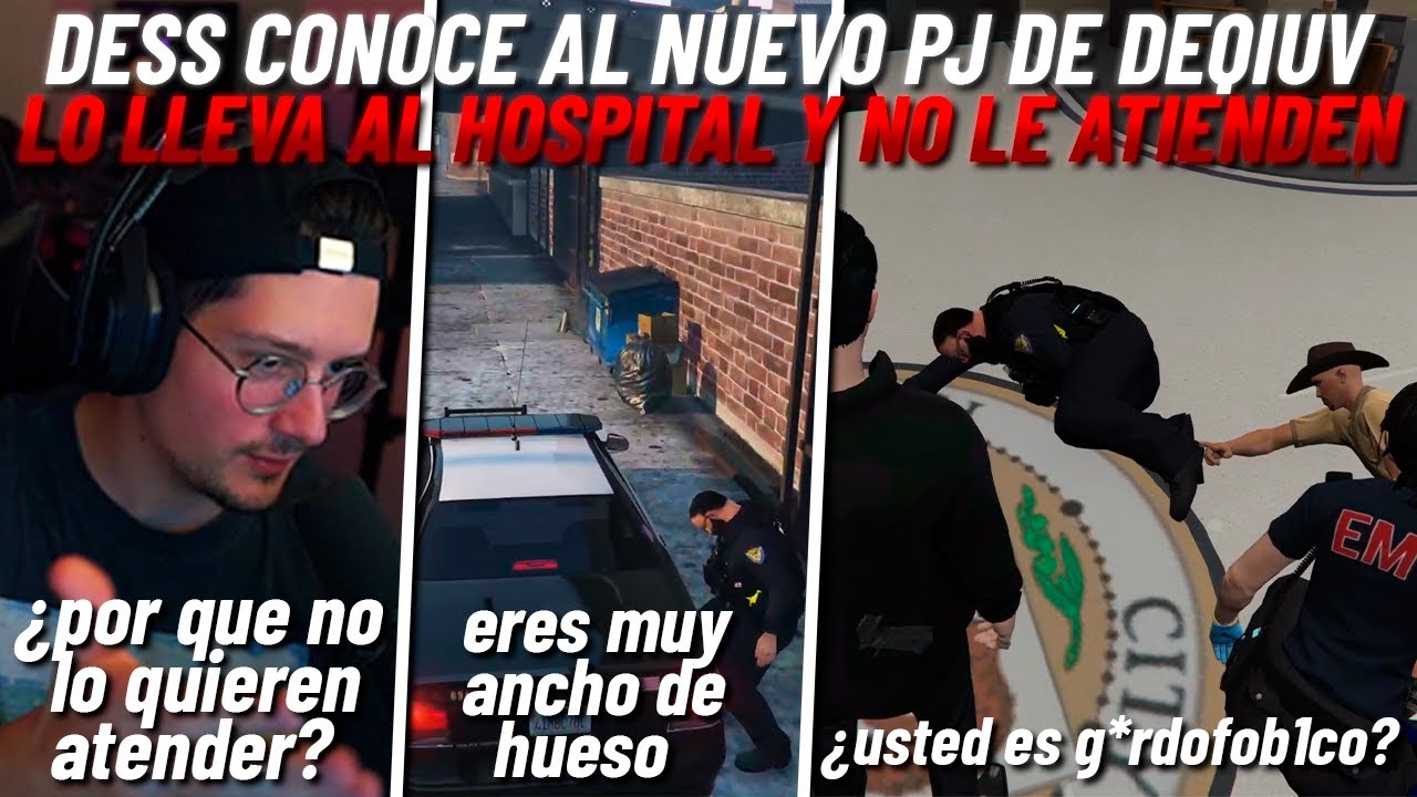 FREDDY(dess) CONOCE AL NUEVO PJ DE DEQIUV VAN AL HOSPITAL Y NO LO ...