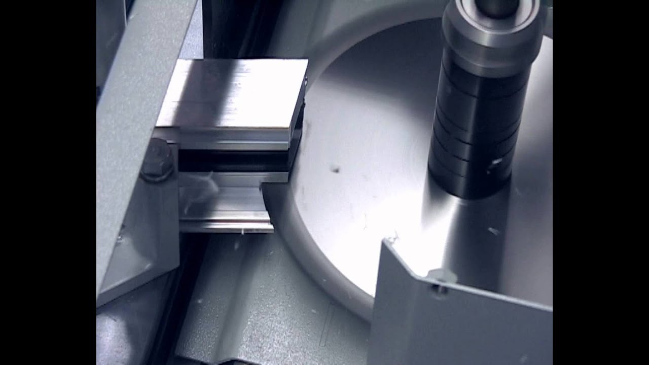 Elumatec Type AF 223 Automatic Cycle End Milling Machine - YouTube