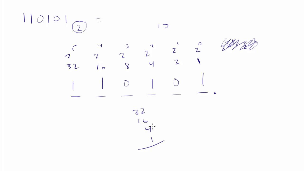 007 Convert Binary To Decimal Base 2 To Base 10 YouTube 007 Convert Binary To Decimal Base 2 To Base 10 YouTube