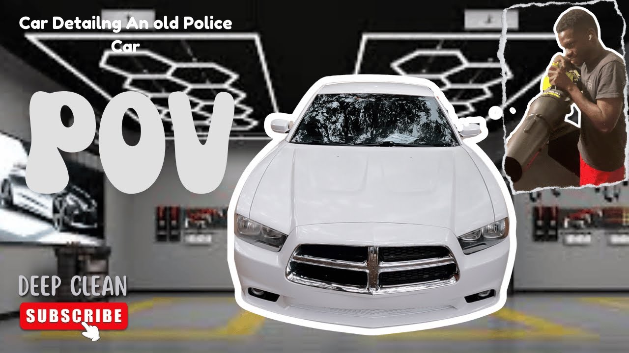 POV Car Detailing a Cop Car with GoPro| Vanillas Detail - YouTube