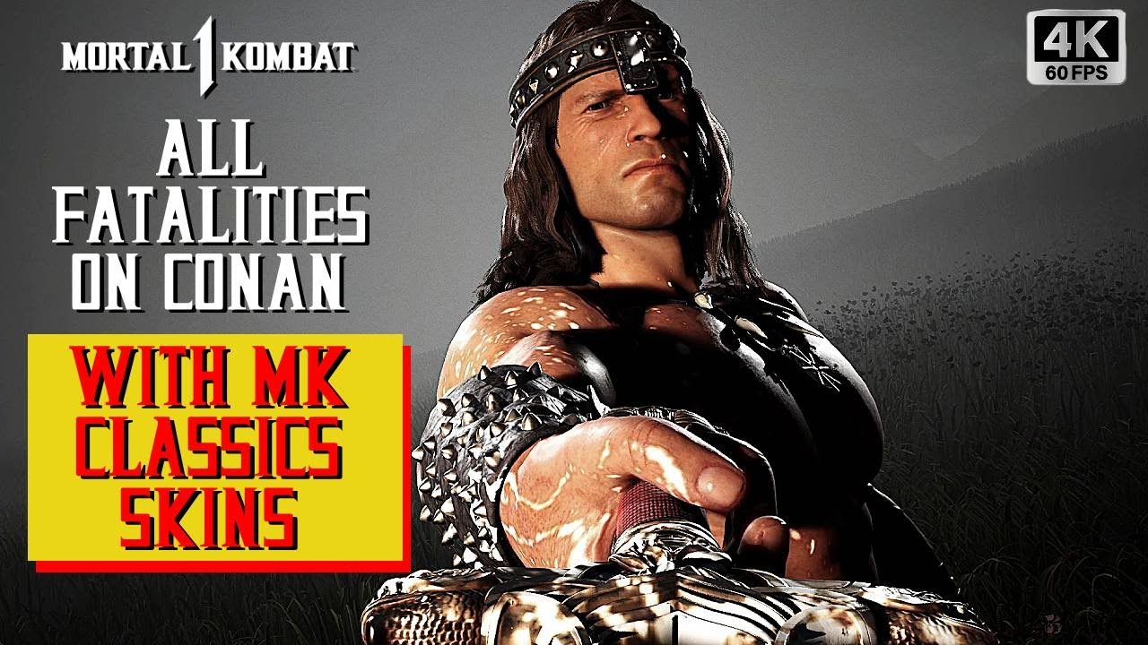All Fatalities on Conan with 2025 MODS🌡🥵🔥#mk1 #fatality #fatalities #conan #conanthebarbarian ...