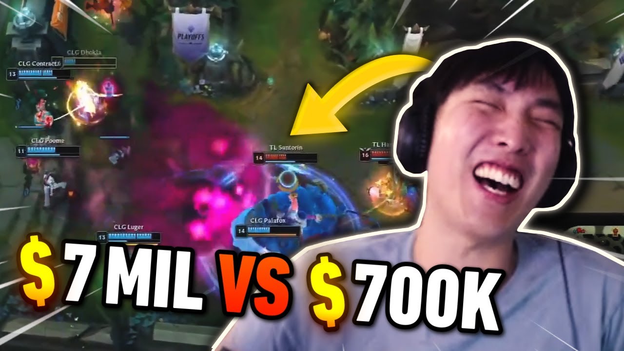 WHO WINS: $7 MILLION or $700K ROSTER?! | Doublelift Co-Stream - YouTube