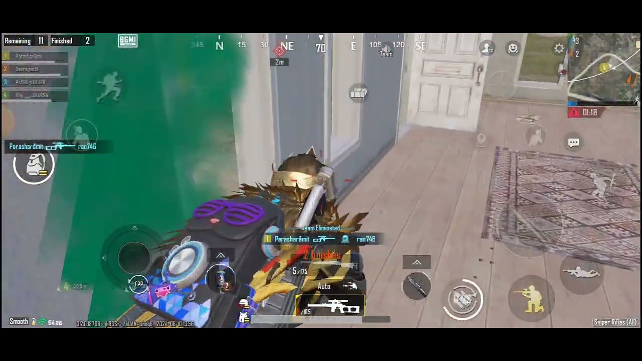 AWM SNIPER HARD GAMEPLAY boom boom - YouTube