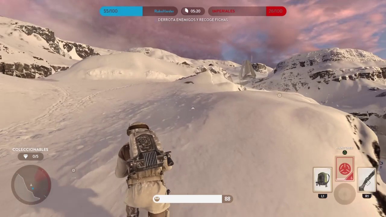 "STAR WARS BATTLEFRONT" / "MISIONES" / "BATALLA EN HOTH" (DIFICIL ...