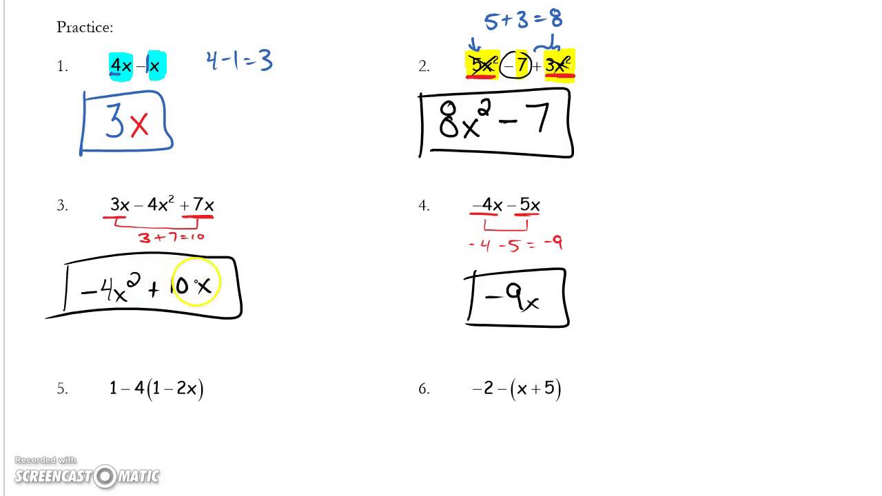 D5 Page 3 Distributive Prop - YouTube
