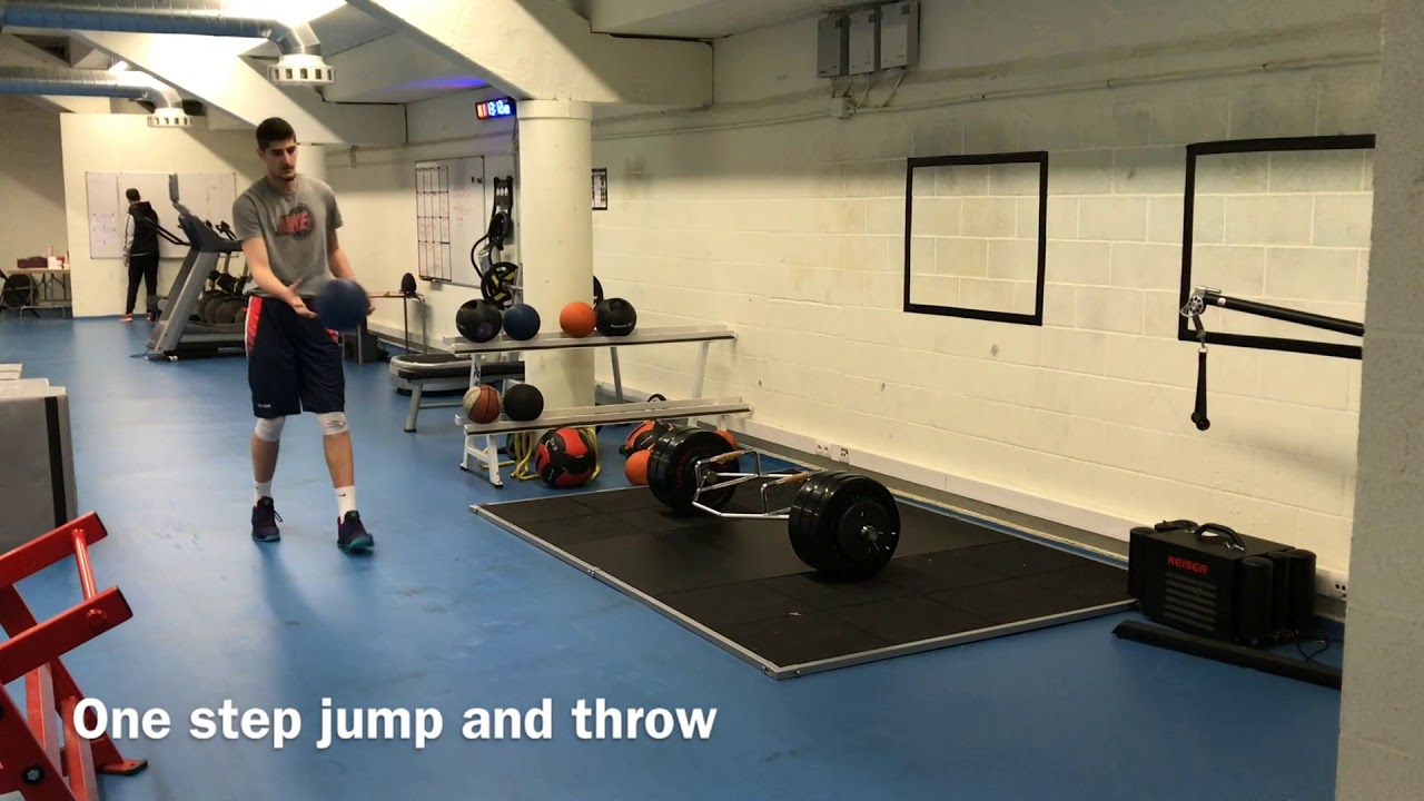 TRAPBAR DEADLIFT + ONE STEP JUMP AND THROW - YouTube