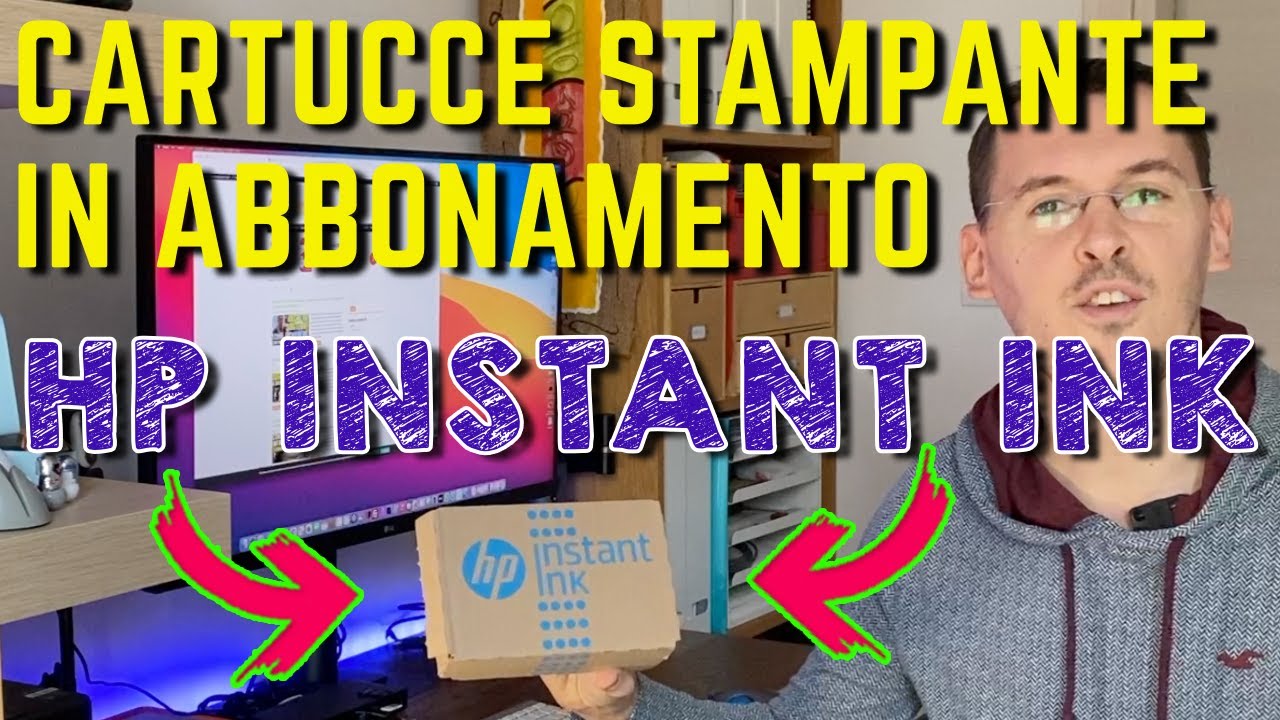 HP INSTANT INK come funizona CARTUCCE STAMPANTE IN ABBONAMENTO - YouTube