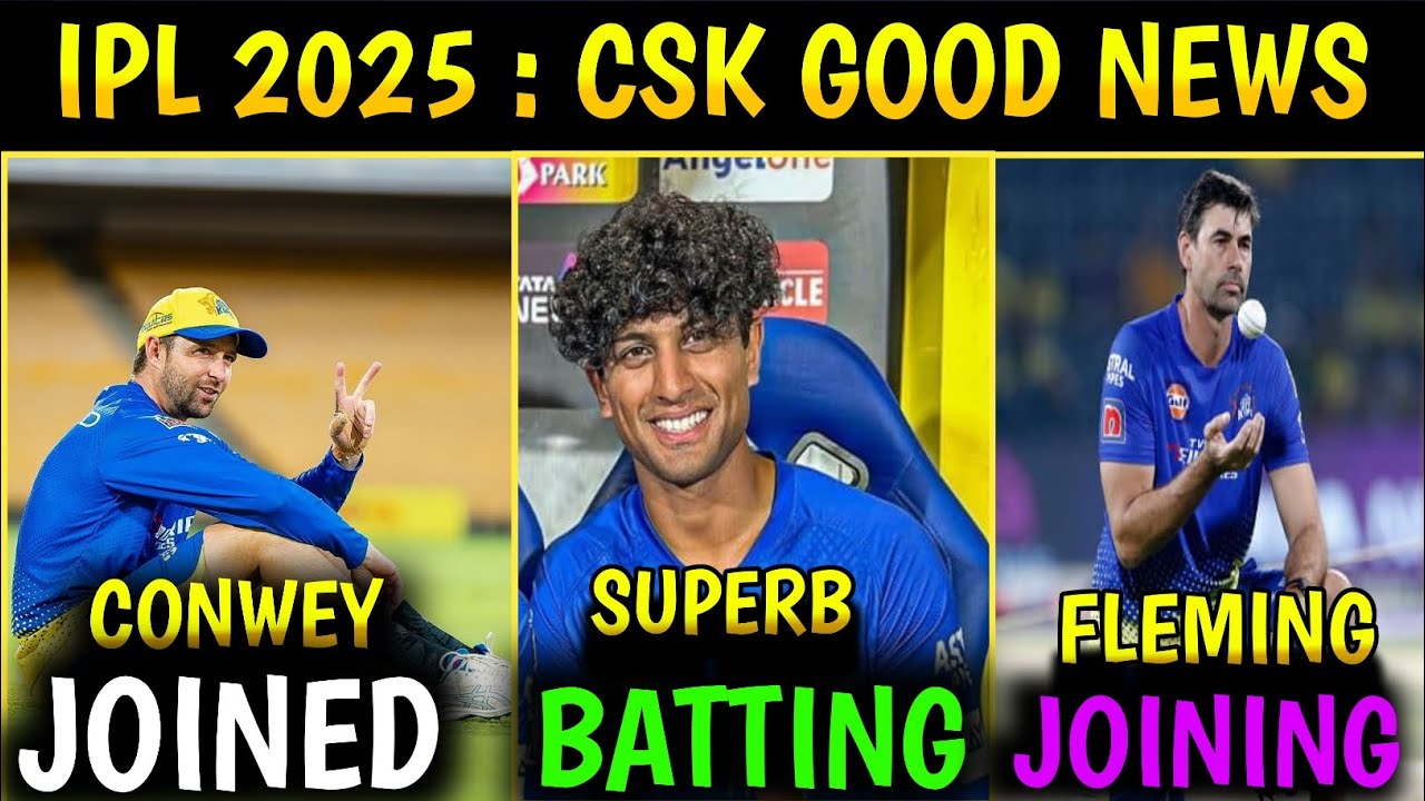 CSK's NEW Coach STEAMAN FLEMING Spotted at Practice Camp IPL 2025 ...