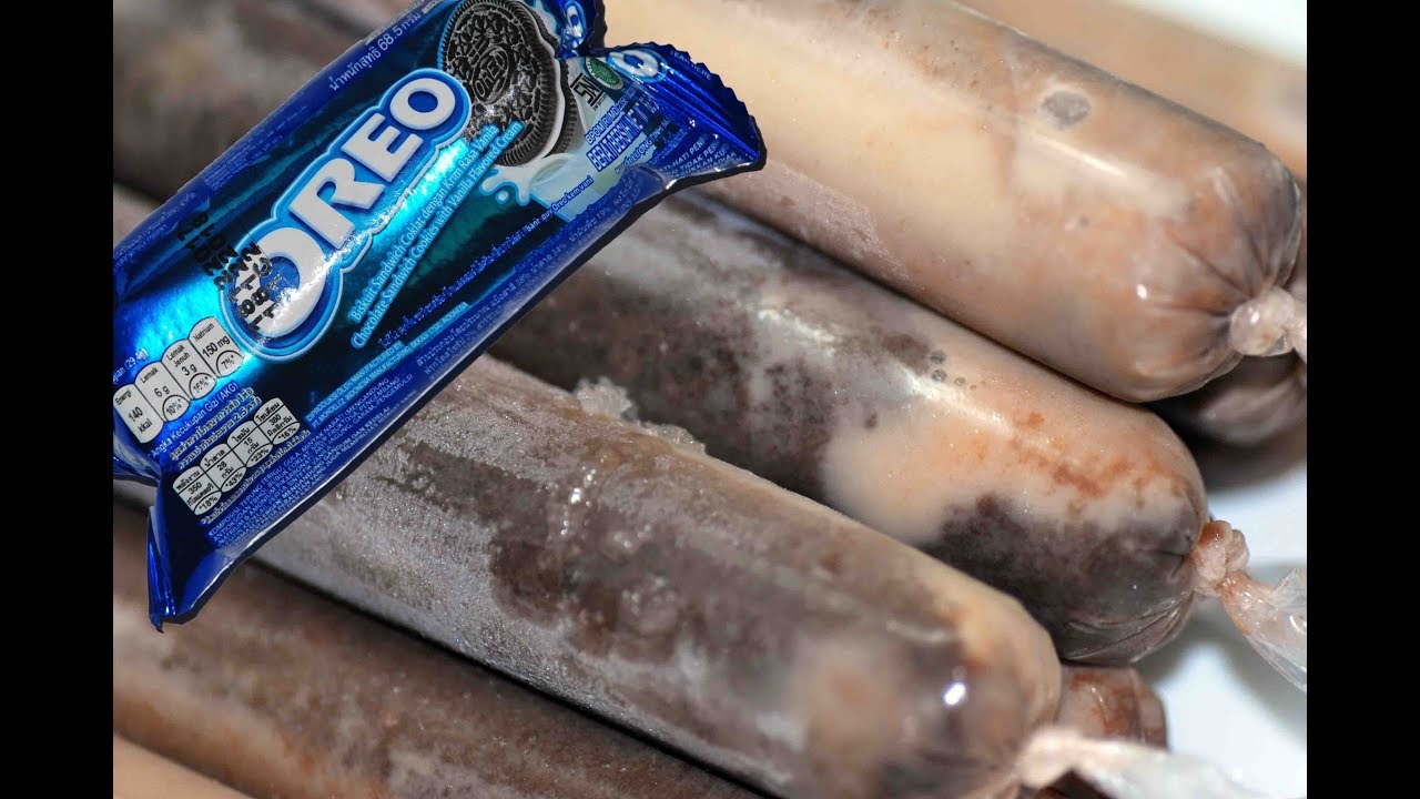Oreo Flavored Ice Candy - YouTube