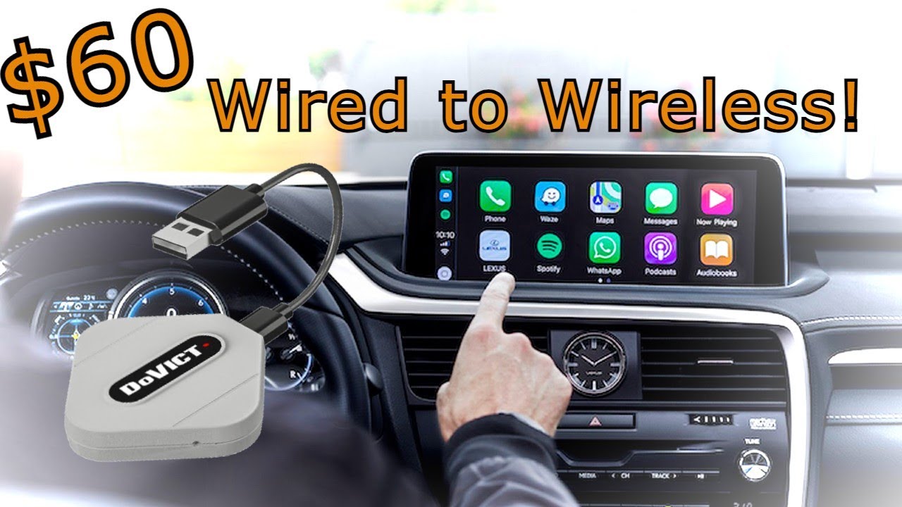 Wireless Apple Car Play/Android Auto Adapter : $60 DoVict Test - YouTube