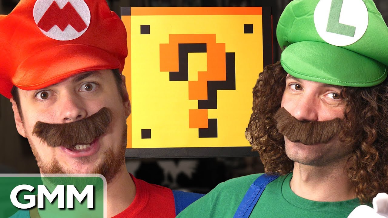 Super Mario Smash Block Challenge ft. Game Grumps - YouTube