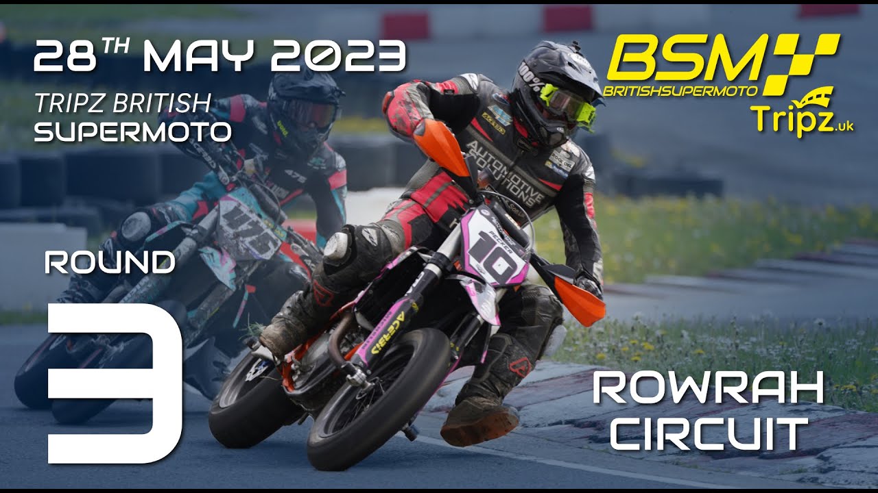 Round 3 of the 2023 Tripz British Supermoto - YouTube