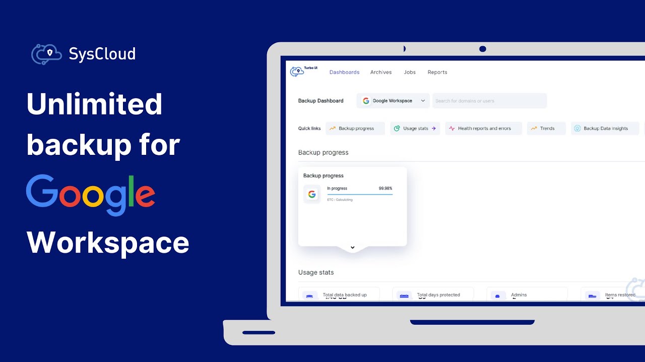 SysCloud Backup for Google Workspace | Product Demo Video - YouTube
