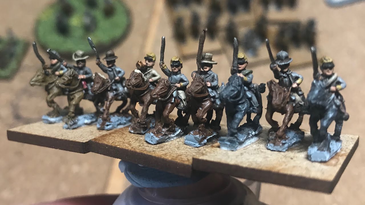My ACW 6mm Cavalry Project Update 1 (Adler) - YouTube