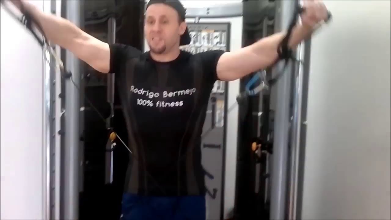 ELEVACIONES LATERALES EN POLEAS BAJAS - EJERCICIOS DE HOMBROS. Rodrigo ...