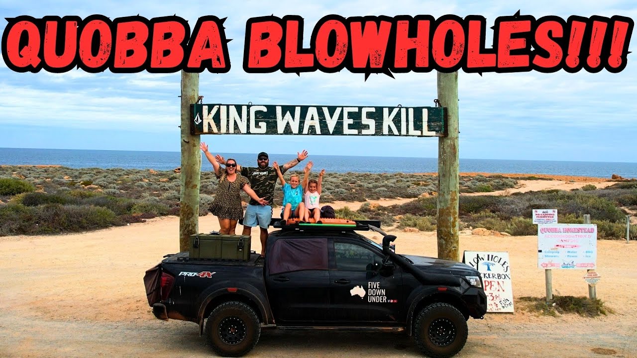 AMAZING QUOBBA BLOWHOLES!! The BEST snorkelling in WA SO FAR ...