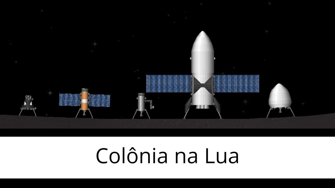 Colônia na Lua - Spaceflight Simulator - YouTube