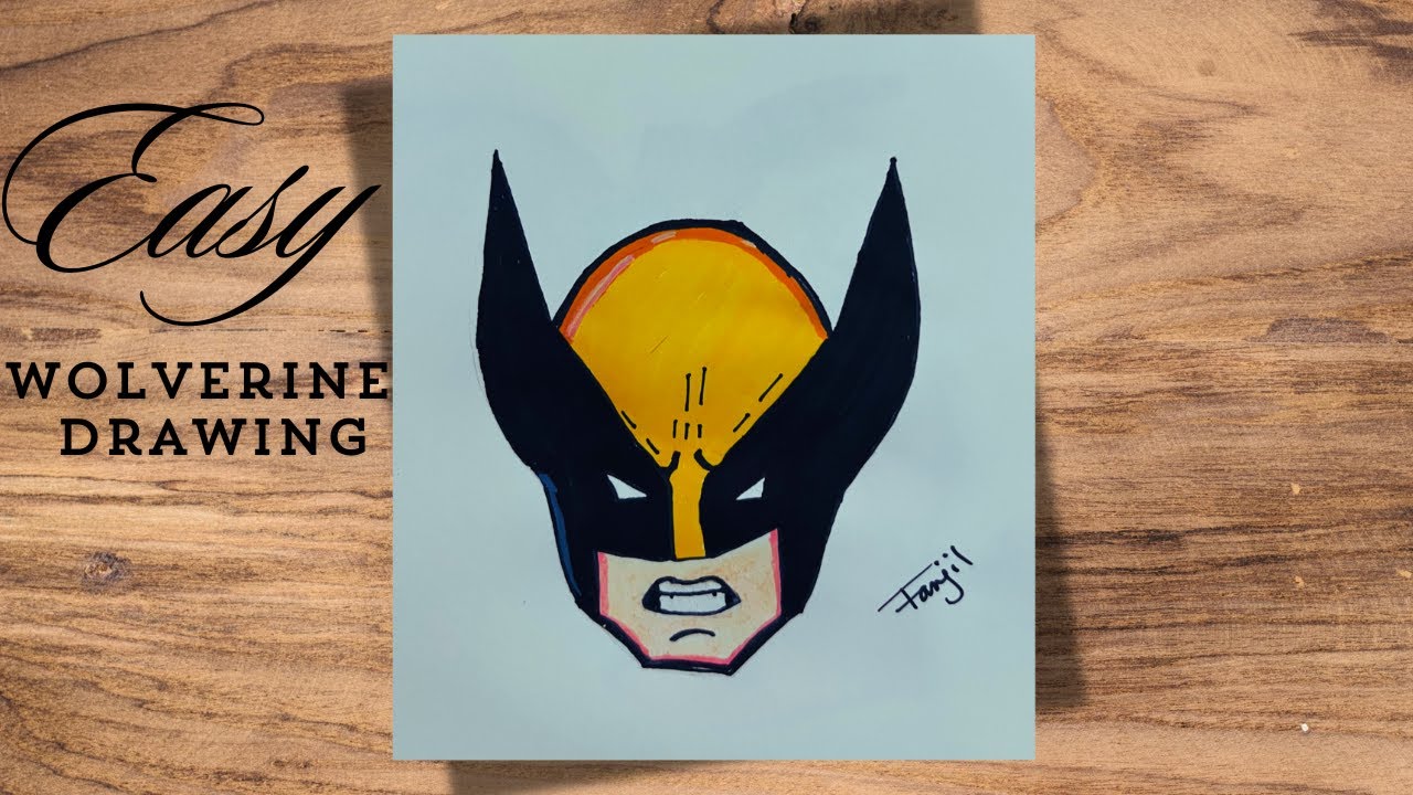 How to Draw Wolverine- Step by Step Easy Tutorial - YouTube
