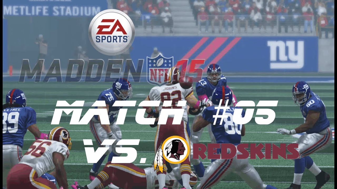 Madden NFL 15 [HD] #05 vs. Washington Redskins Season 3 - YouTube