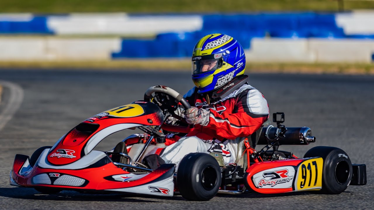 My first Laps in a KA 100 Kart at GoPro Motorplex! - YouTube