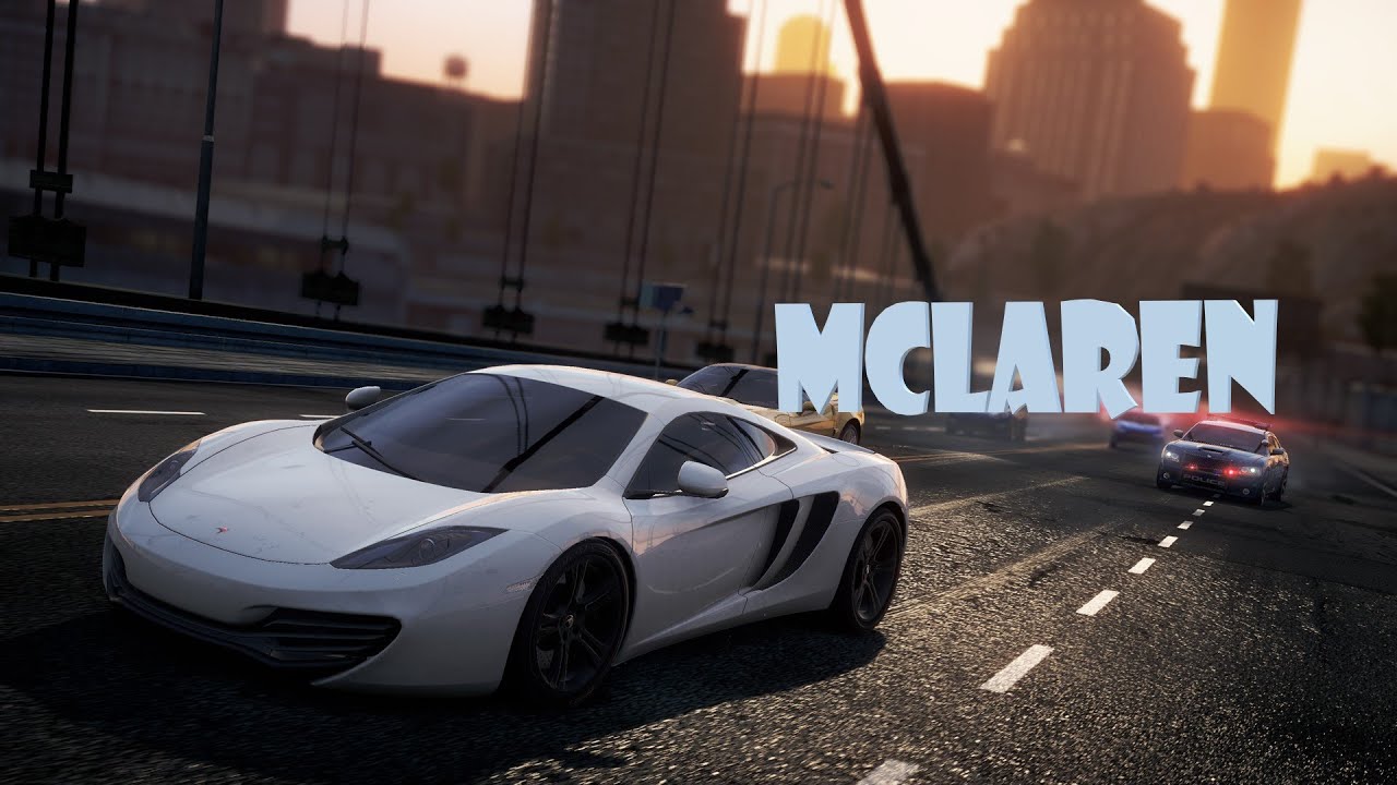NFS Most Wanted McLaren Gameplay - YouTube