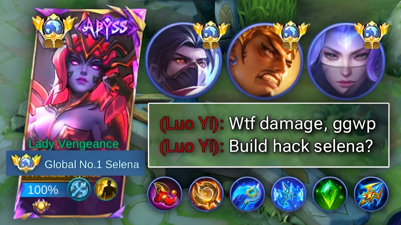 SELENA ITEM HACK 2024 (BEST BUILD)! TOP GLOBAL SELENA vs META HEROES 😤 | Mobile Legends | MLBB ...