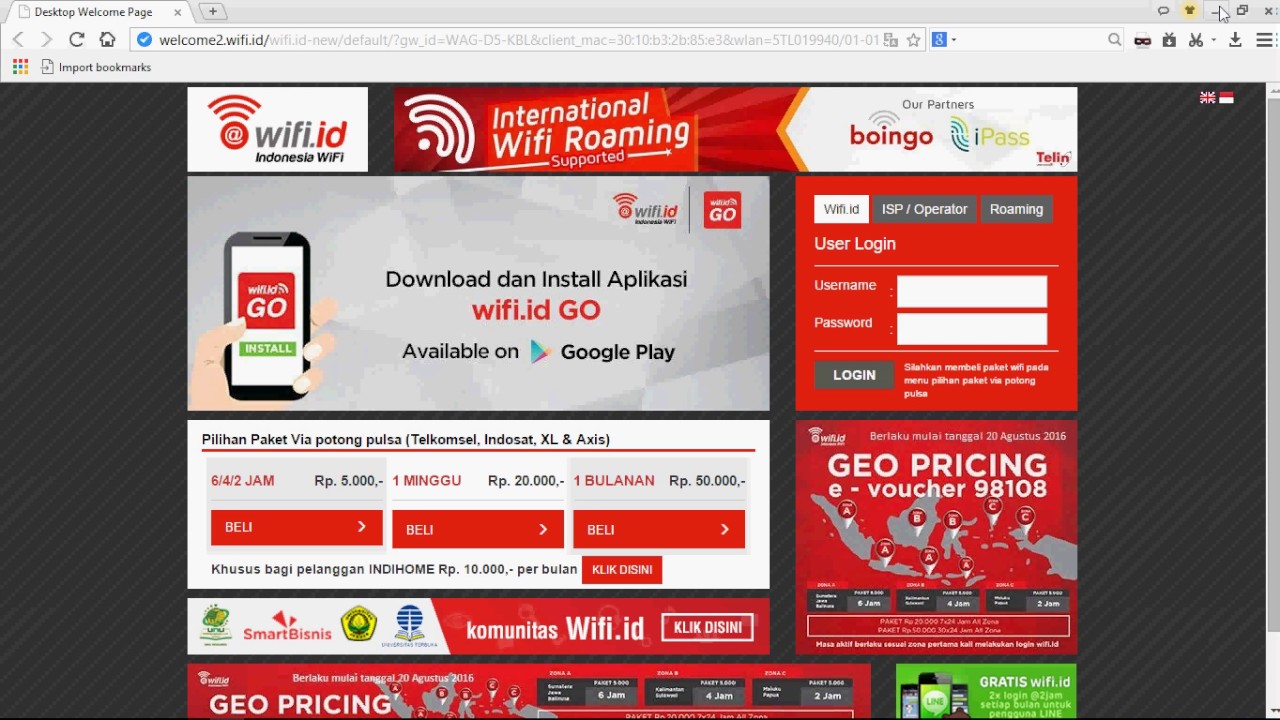 CARA INTERNET GRATIS WIFI ID SELAMANYA 1 - YouTube