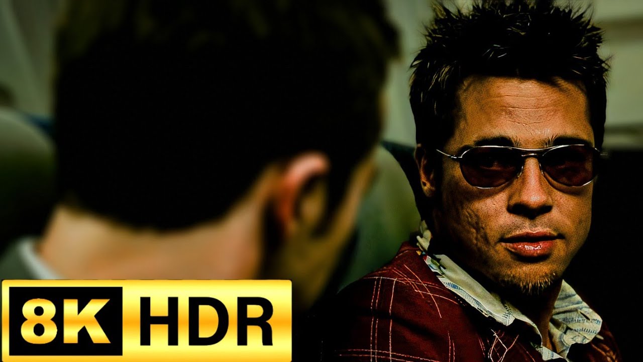 Fight Club Plane scene in 8K HDR - YouTube