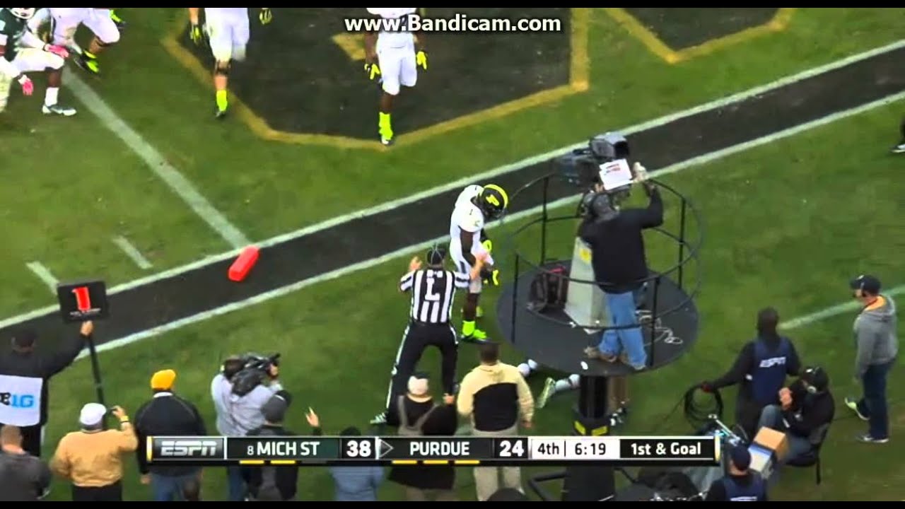 College Football:Michigan State Spartans Vs The Purdue Boilermakers ...