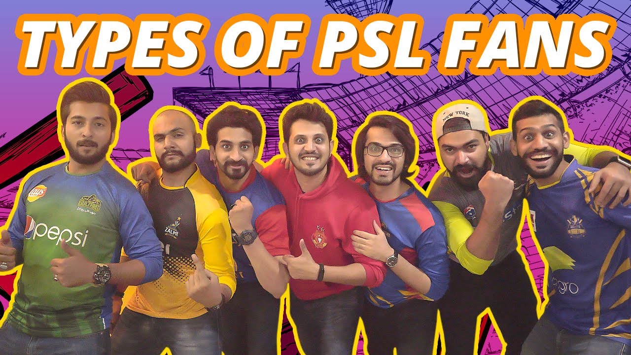 Types of PSL Fans | Karachi Vynz Official - YouTube